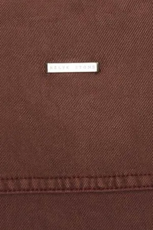 RÉLYK Billy Cropped Shirt - Wine