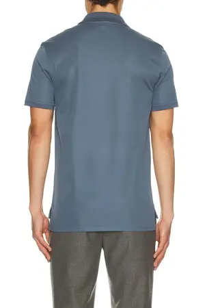 Givenchy Short Sleeve Polo Regular Fit In Blue