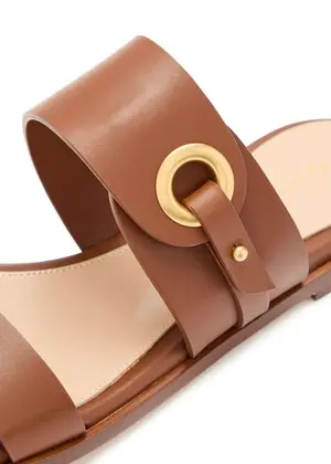 GIANVITO ROSSI Belted Leather Sandals