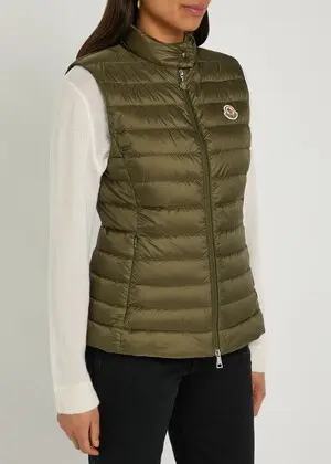 Moncler Igens Padded Shell Gilet - Khaki