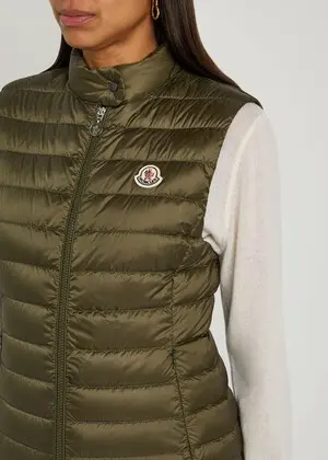 Moncler Igens Padded Shell Gilet - Khaki