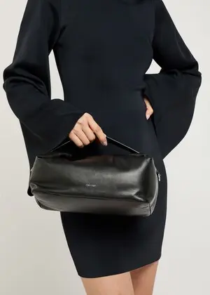 Calvin Klein Leather Top Handle Bag