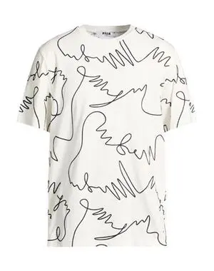 MSGM T-shirt Size Cotton - White