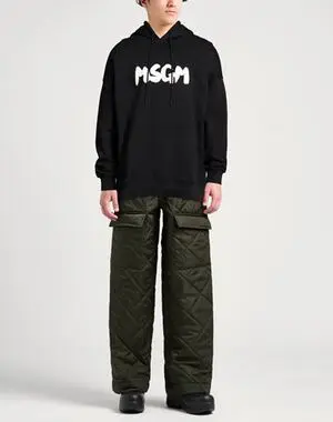 MSGM Cotton French Terry Sweatshirt - Black