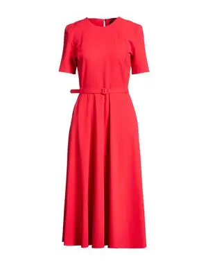 KAOS Midi Flared Twill Dress