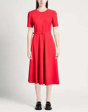 KAOS Midi Flared Twill Dress