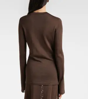 TOM FORD Knitted Top - Brown