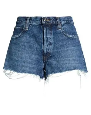 Frame Raw Edge Hem Shorts For Women