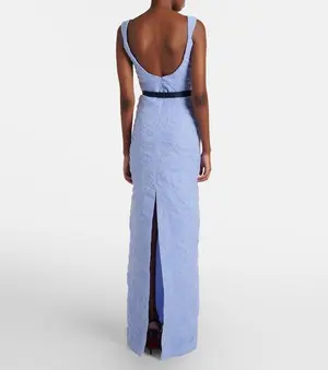 MARKARIAN Robin Cloqué Corset Gown