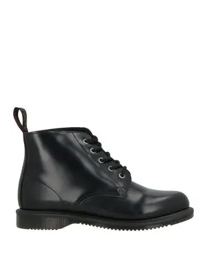 Dr. Martens Emmeline Polished Leather Ankle Boots - Black