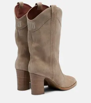 Paris Texas Lavinia Suede Cowboy Boots