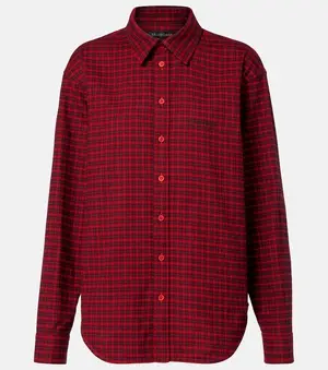 BALENCIAGA Checked Cotton Shirt