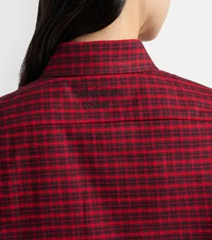Balenciaga Checked Cotton Shirt