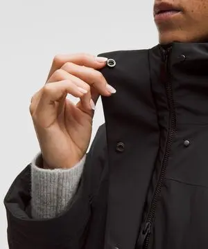 Lululemon Oversized Insulated Rain Coat - Black