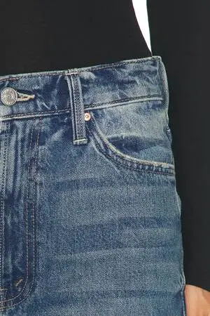 MOTHER The Ditcher Roller Zip Sneak Jeans - Remember When