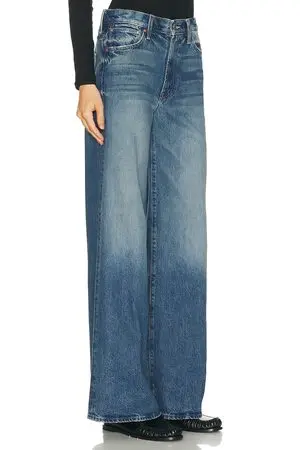 MOTHER The Ditcher Roller Zip Sneak Jeans - Remember When