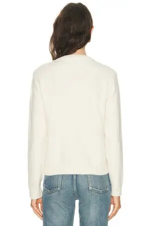 Moncler Crewneck Sweater - Natural
