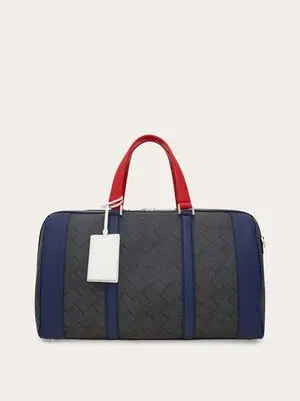 FERRAGAMO Monogram Duffle Bag - Blue