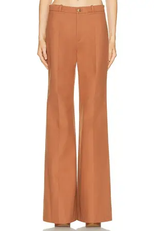 Chloé Cotton Trousers Nougat