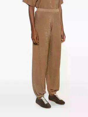 Fabiana Filippi Elasticated-waistband Trousers - Brown