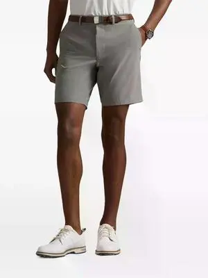 Rlx Ralph Lauren Elastic Waistband Tailored Fit Shorts - Grey