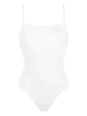 ERES Thin-strap Square Neck One-piece Swimsuit - White