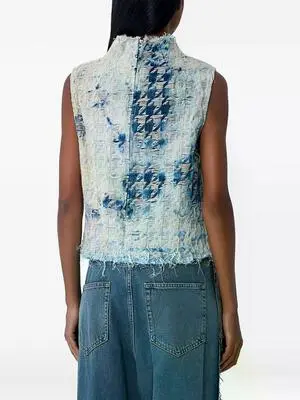 DIESEL® Printed Distressed Top
