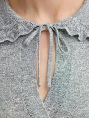 Munthe Livo Tie Sweater - Grey