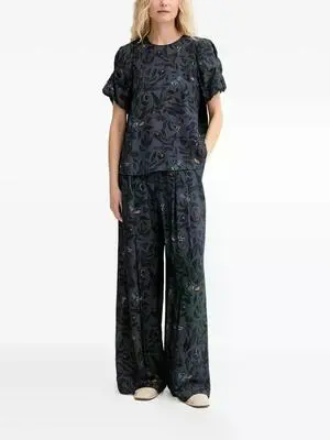 Munthe Faicus Floral Pleated Trousers