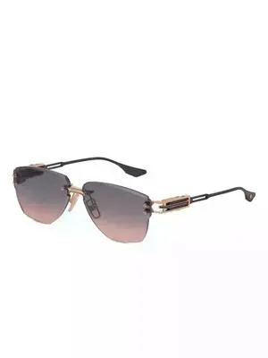 Dita Geometric Frame Sunglasses