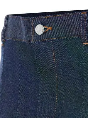 A.p.c. Pleated Mini Skirt - Blue
