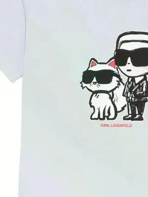 Karl Lagerfeld Ikon Sketch Duo T-shirt - Blue