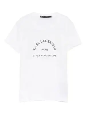 Karl Lagerfeld Glitter T-shirt - White