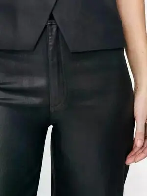 DL1961 Karmine Coated Wide Leg Jeans