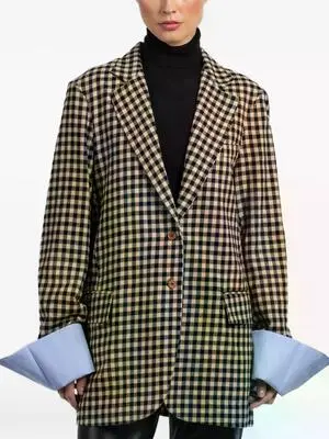 MAISON JEJIA Checked Blazer