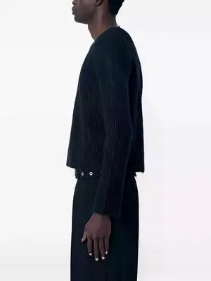 JIL SANDER Crew-neck Ribbed Sweater
