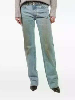 EZR Pacific Patch Straight Leg Jeans