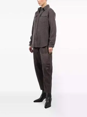 GOD'S TRUE CASHMERE Pocket Button Shirt - Grey