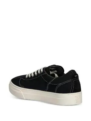 S.W.C STEPNEY WORKERS CLUB Contrast-stitching Sneakers - Black