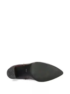 MEXX Pointed Block-heel Ankle Boots - Red