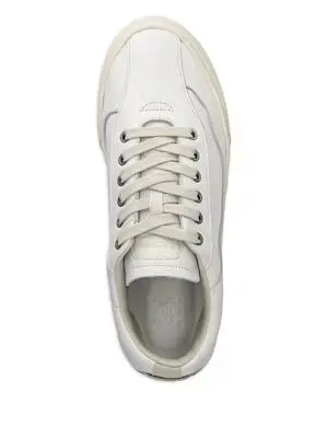 S.W.C STEPNEY WORKERS CLUB Lace-up Panelled Sneakers - White