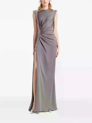 GEMY MAALOUF Beaded Maxi Dress
