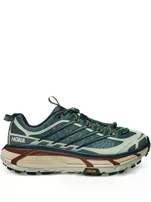 HOKA® Mafate Three2 Wordmark Sneakers - Blue