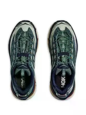 HOKA® Mafate Three2 Wordmark Sneakers - Blue