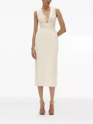 Rachel Gilbert Martina Embellished Midi Dress