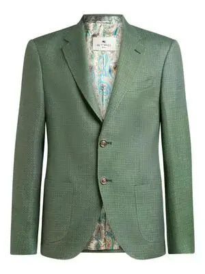 Etro Single-breasted Wool Blazer