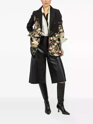 IBRIGU Flared Printed Kimono Blazer