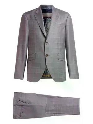 Etro Checked Single-breasted Suit
