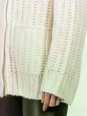 Iris Von Arnim Delphina Buttoned Cardigan