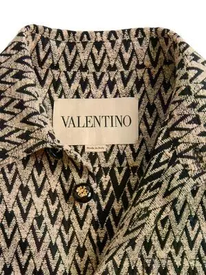 Valentino Garavani Button-fastening Shirt Jacket - Neutrals